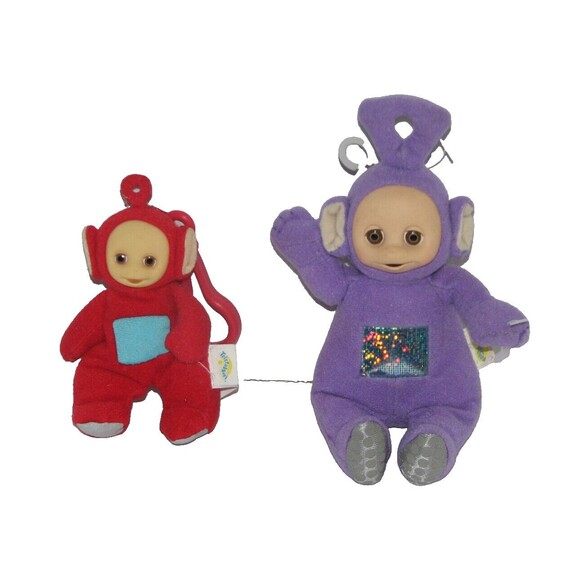 Playskool | Toys | Set Of 2 Teletubbies Po Tinkywinky Small Plush Toys ...